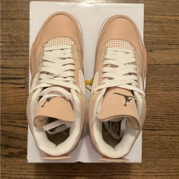 Jordan | Shoes | Womens Air Jordan 4 Retro Shimmermetallic Silver Like New | Poshmark